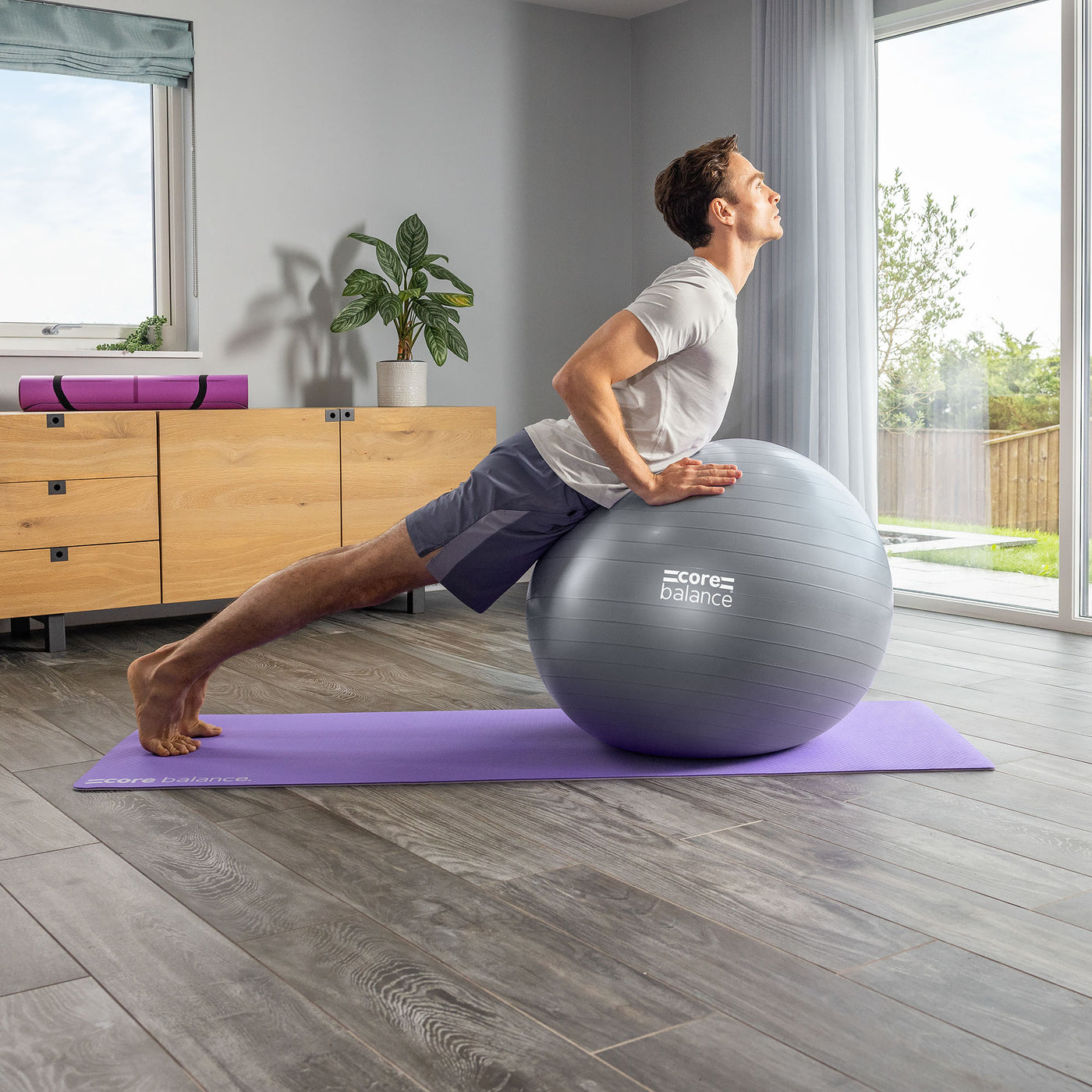 Gym Ball for Core Strength & Posture | 45–85cm | Core Balance