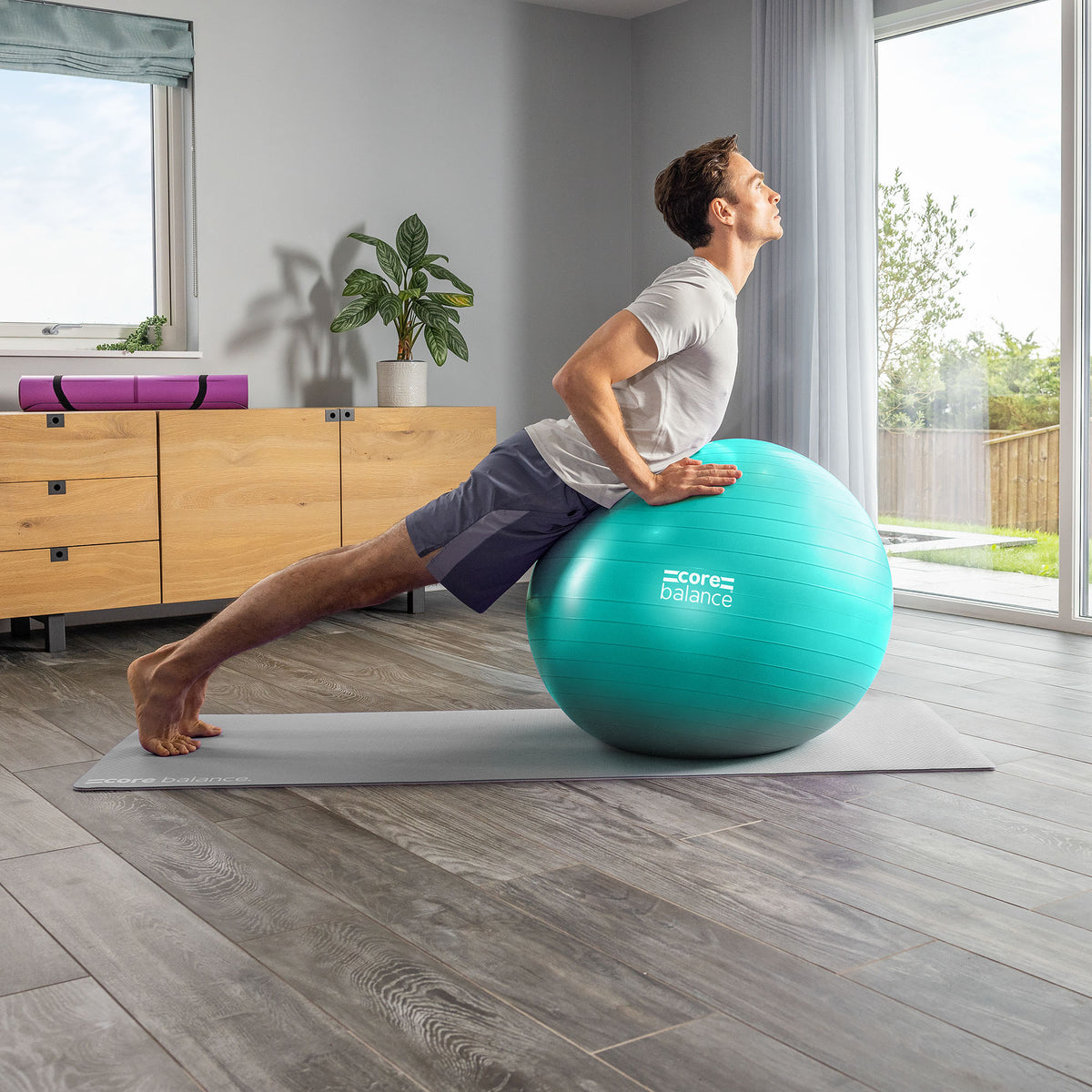 Gym Ball for Core Strength & Posture | 45–85cm | Core Balance