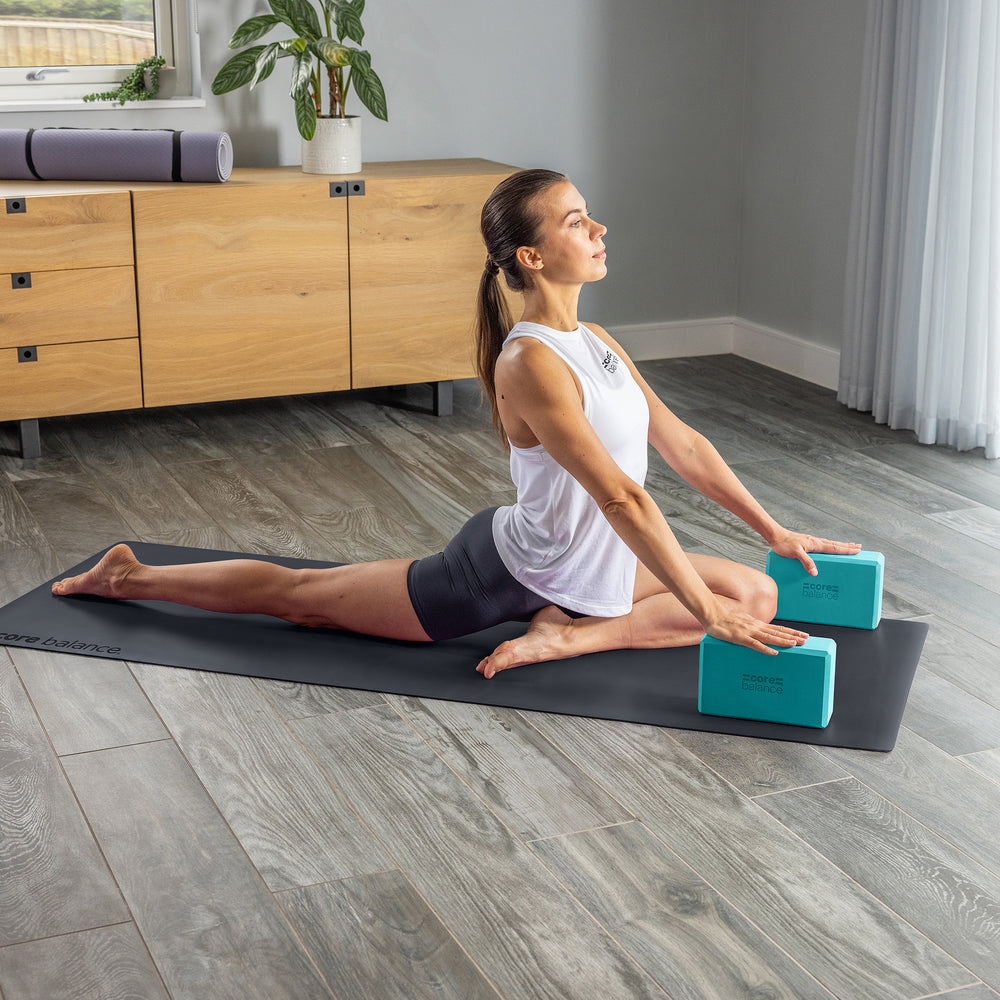 Foam Yoga Block & Strap Set | Core Balance