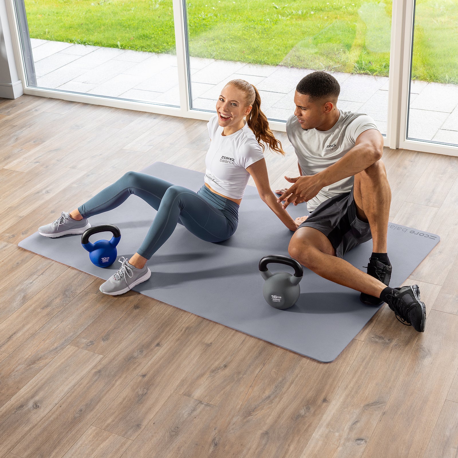 Extra Large Exercise Mat | L183cm x W116cm | Core Balance