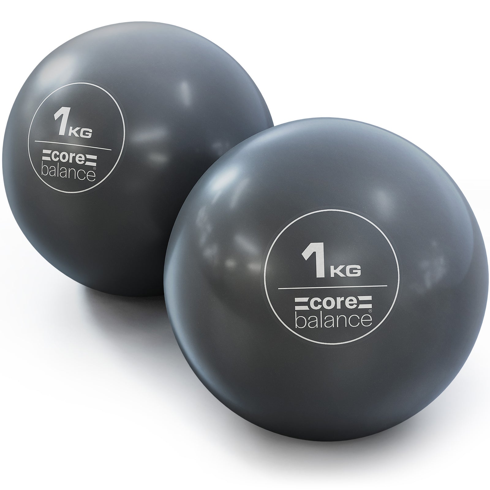 Weighted Toning Balls | 2 x 0.5kg to 1.5kg | Core Balance